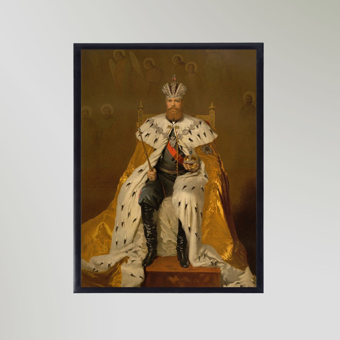 Alexander III of Russia (1883) Painting Print Poster Picture Gift in ...