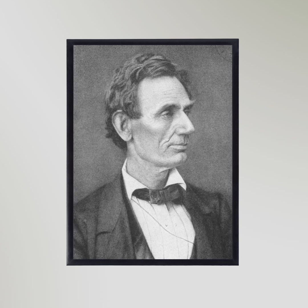 Abraham Lincoln Print Poster Picture Gift in Various Sizes Unframed - Etsy