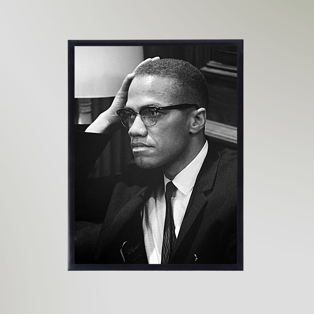 Malcolm X Print Poster Picture Gift in Various Sizes Unframed - Etsy