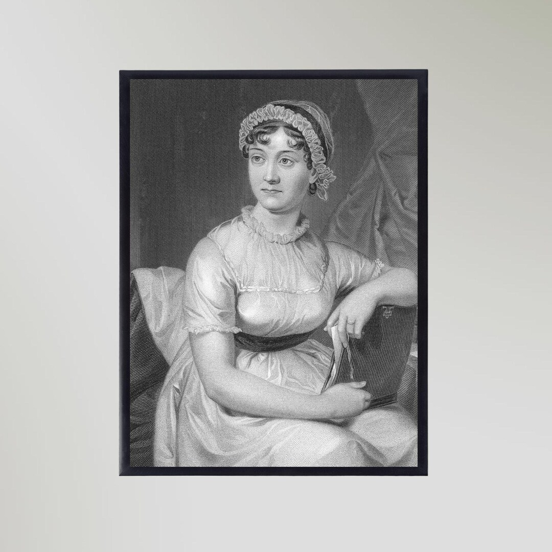 Jane Austen Portrait (1873) Print Poster Picture Gift in Various Sizes ...