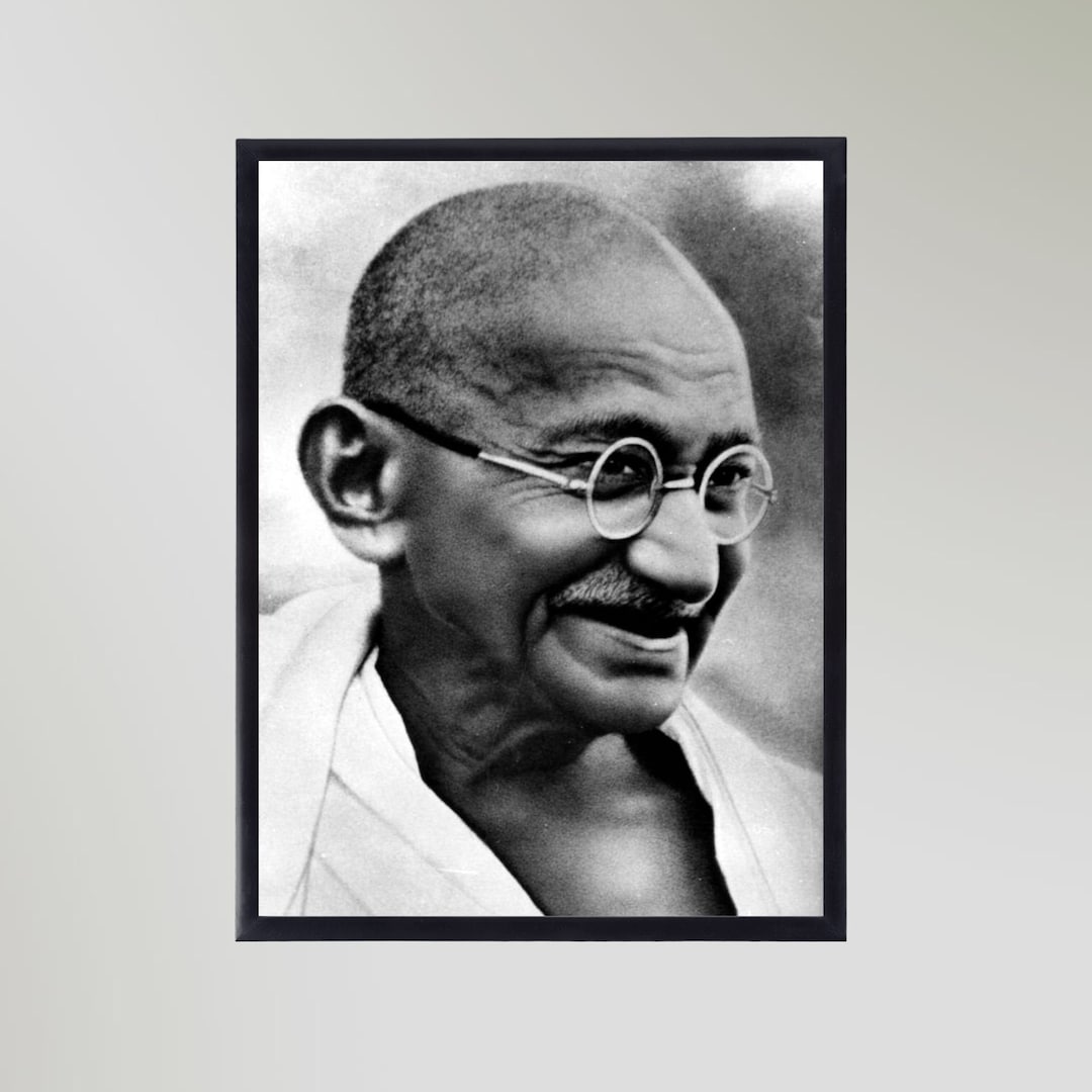 Mahatma Gandhi Print Poster Picture Gift in Various Sizes Unframed - Etsy
