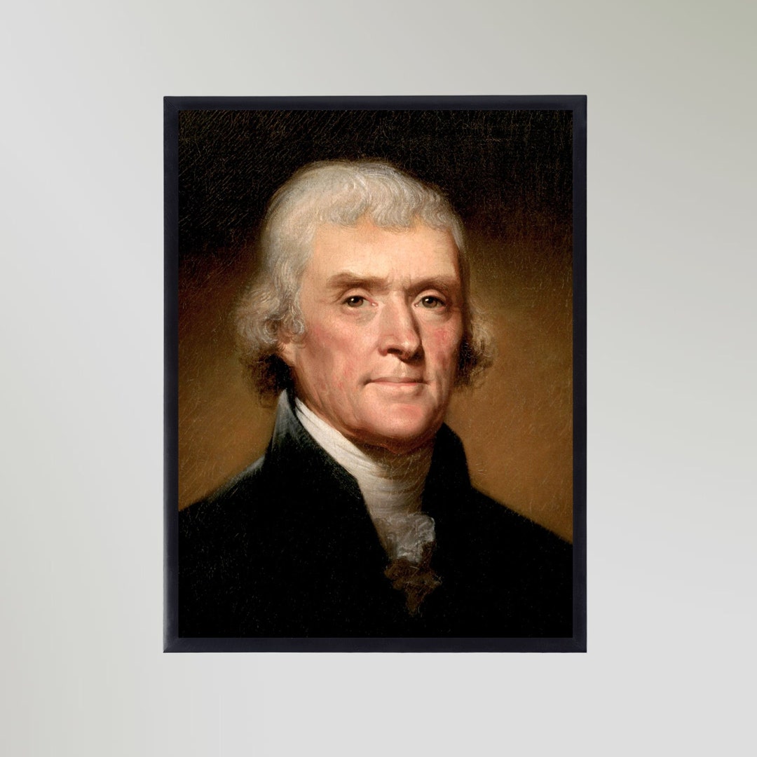 Thomas Jefferson Print Poster Painting Picture Gift in Various Sizes ...