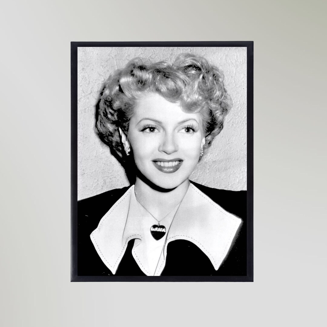 Lana Turner (1942) Print Poster Vintage Picture Gift in Various Sizes ...