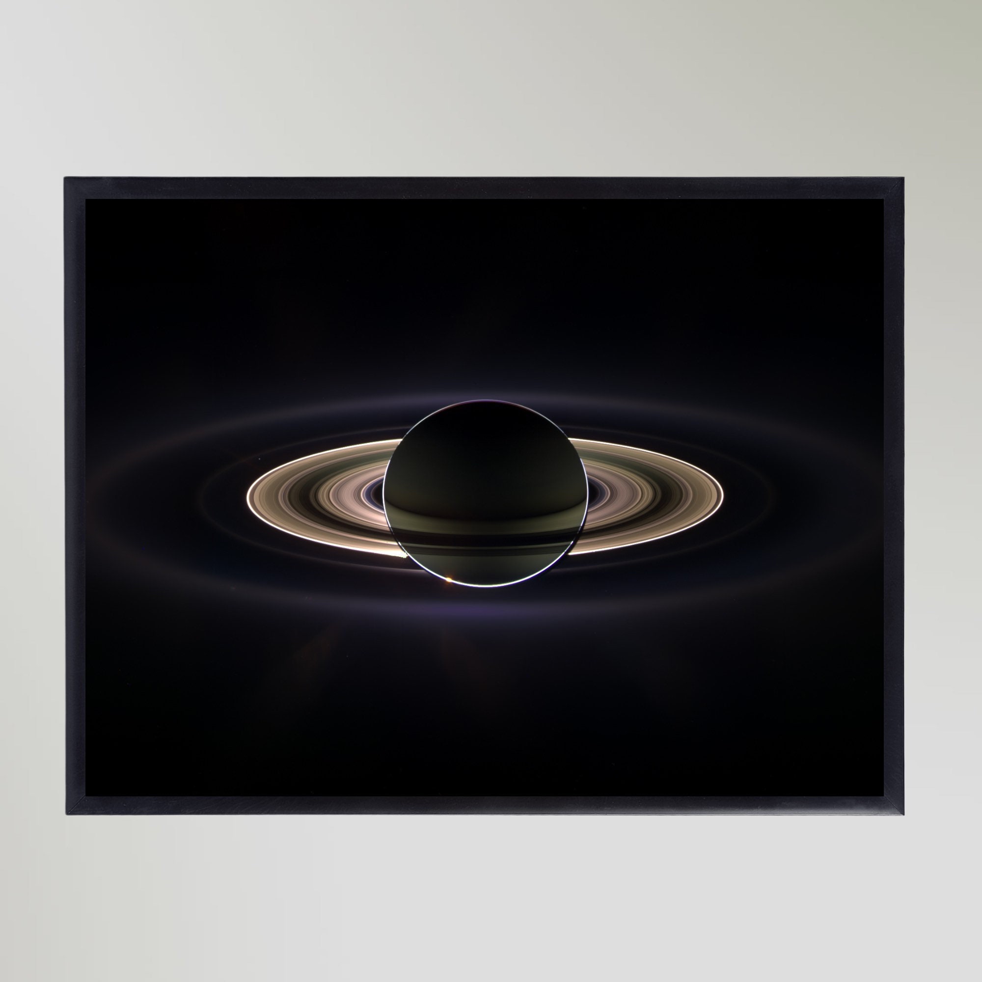 Saturn Taken by Cassini NASA Space Astronomy Poster Wall Print Gift in ...