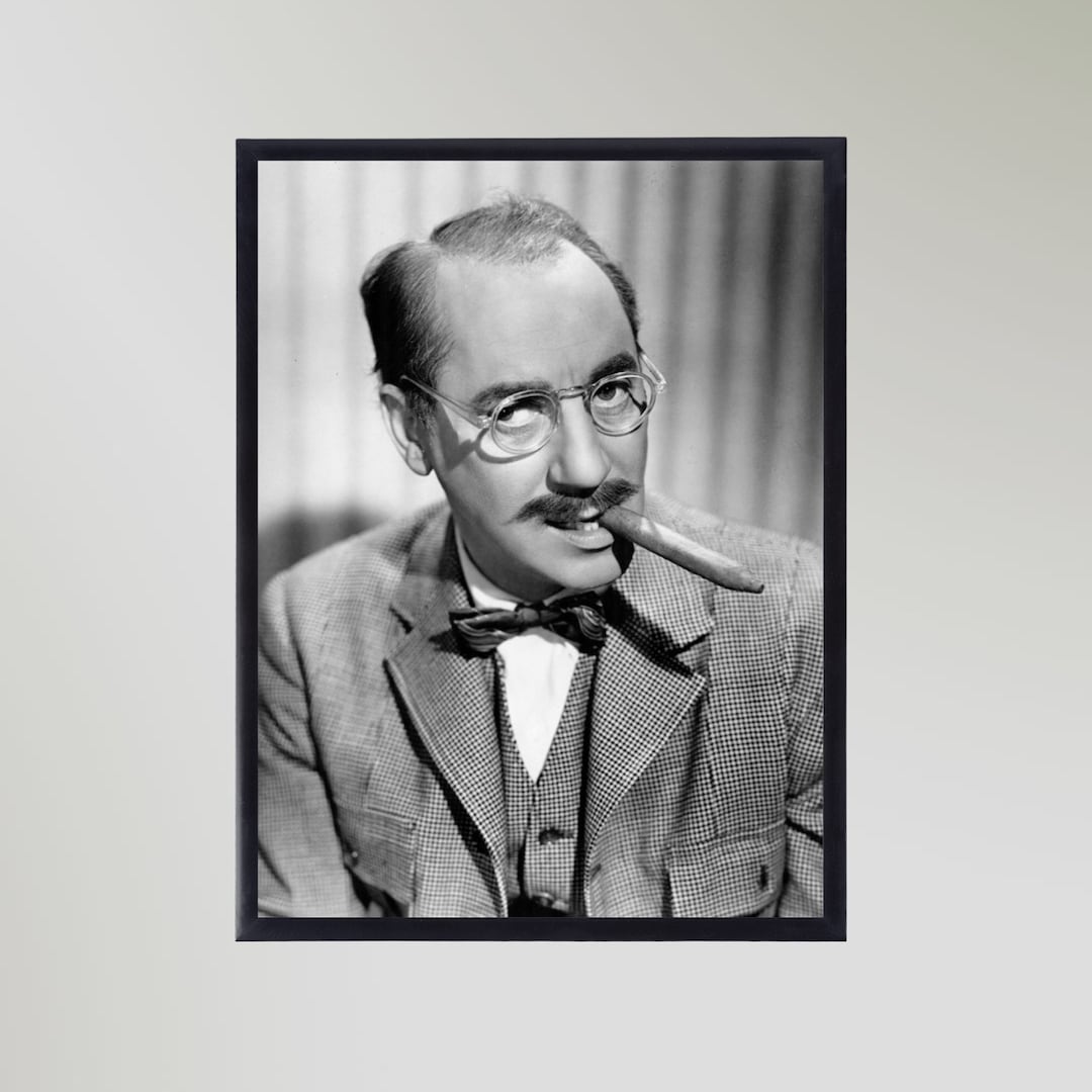 Groucho Marx Print Poster Vintage Picture Gift in Various Sizes ...
