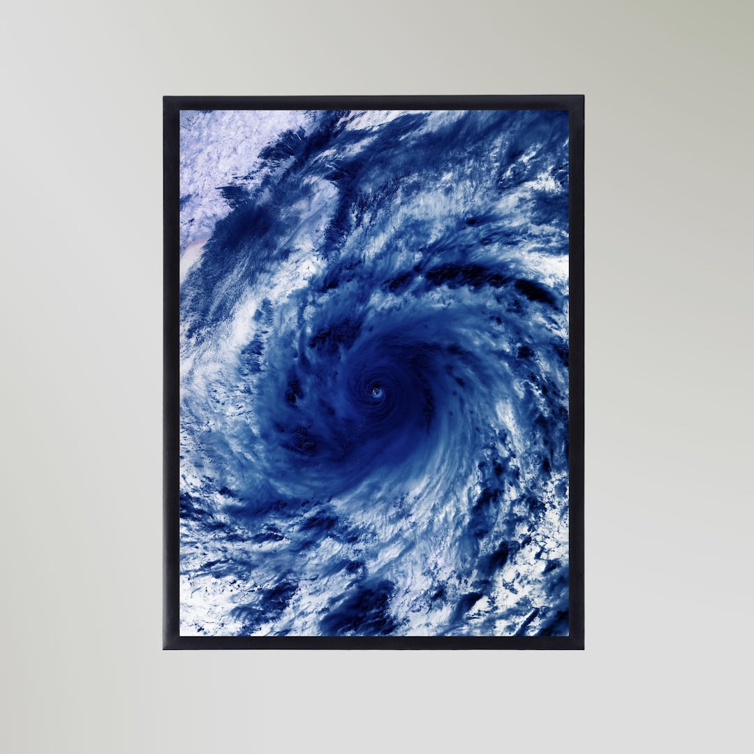 Tropical Cyclone Taken by NASA Print Poster Wall Art Gift in Various ...