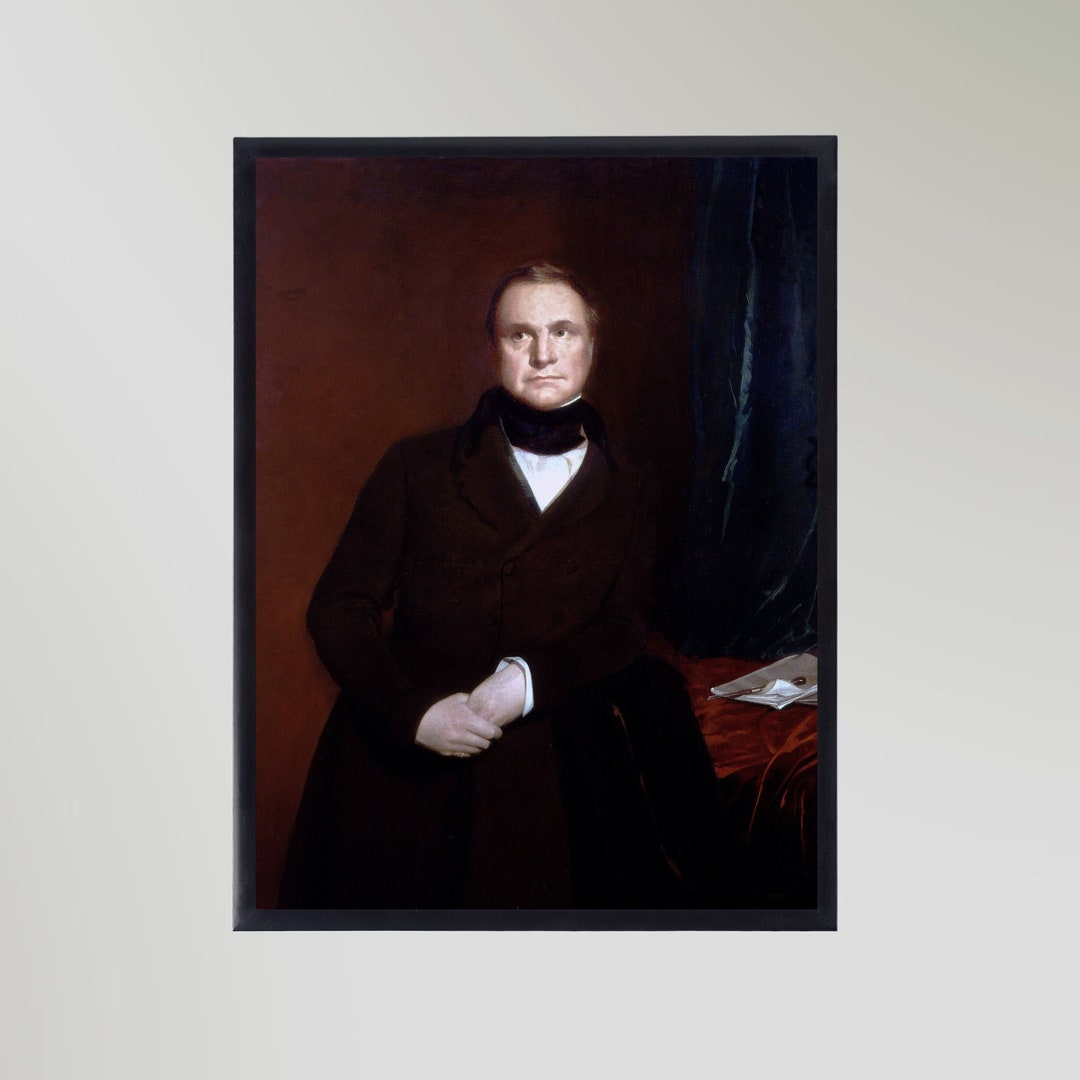 Charles Babbage (1845) Painting Print Poster Picture Gift in Various ...