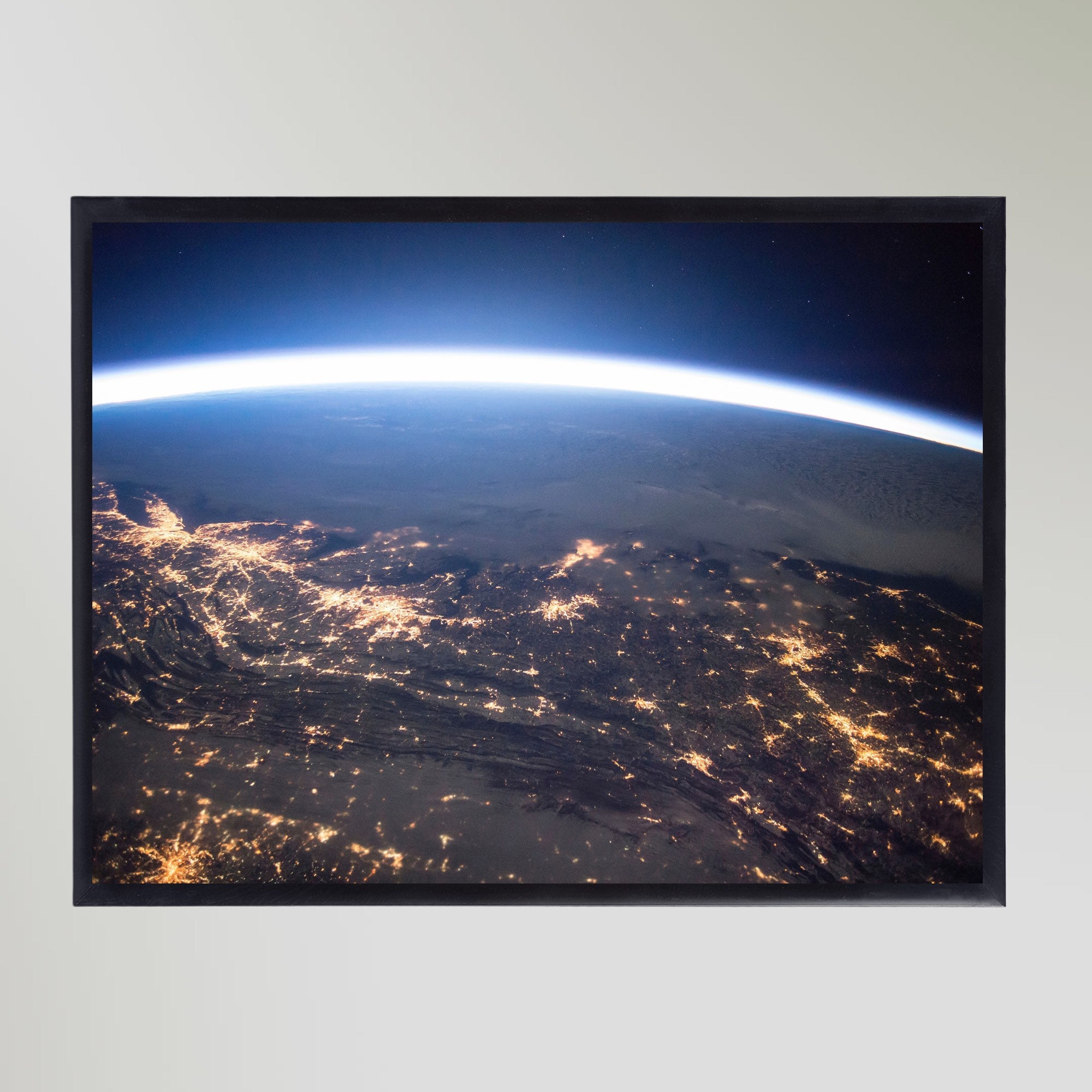 Sunrise Over Earth, Taken by NASA Poster Print Space Astronomy Wall Art ...