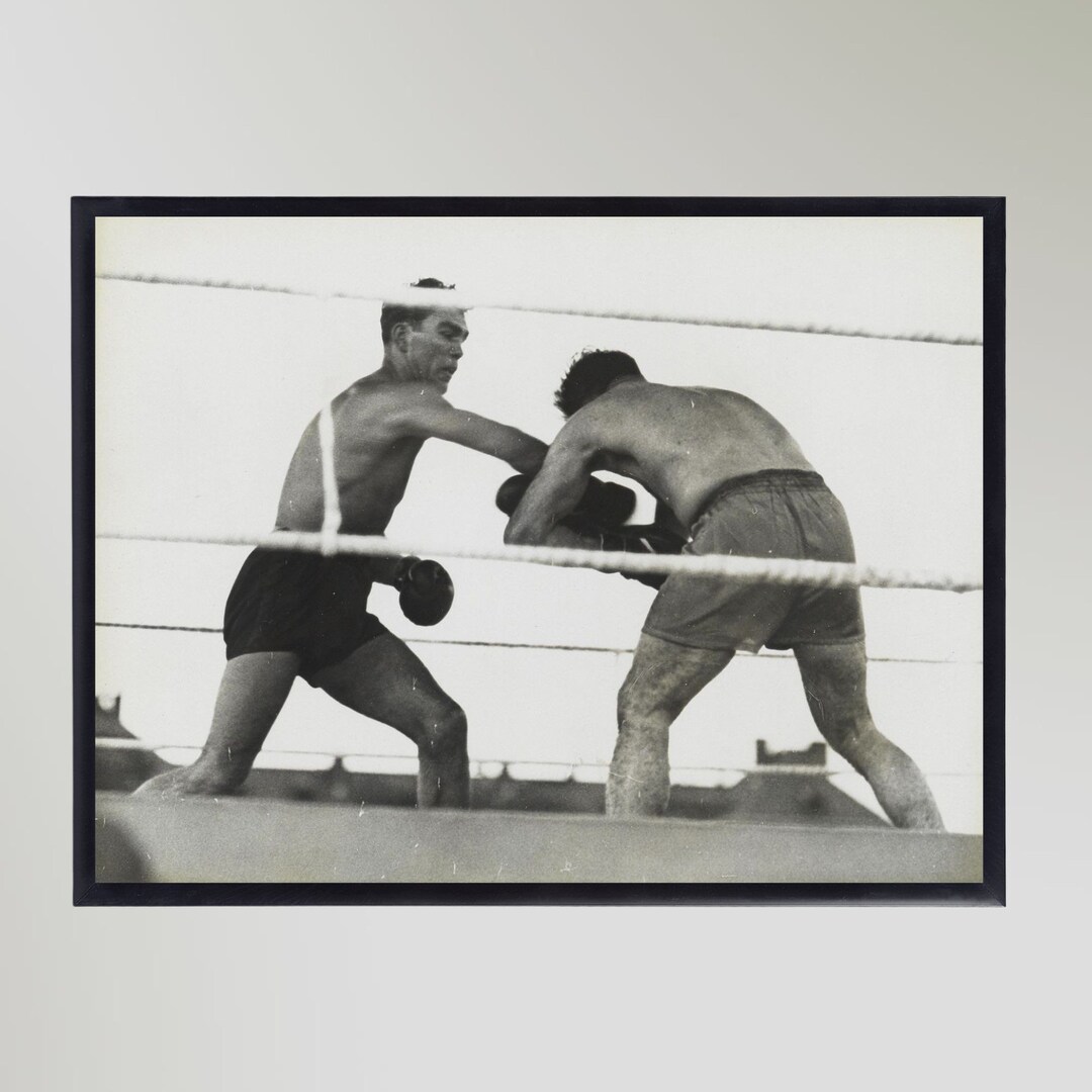 Max Schmeling Vs Robert Sennecke Print Poster Picture Gift in Various ...