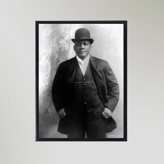 Jack Johnson Boxer Poster