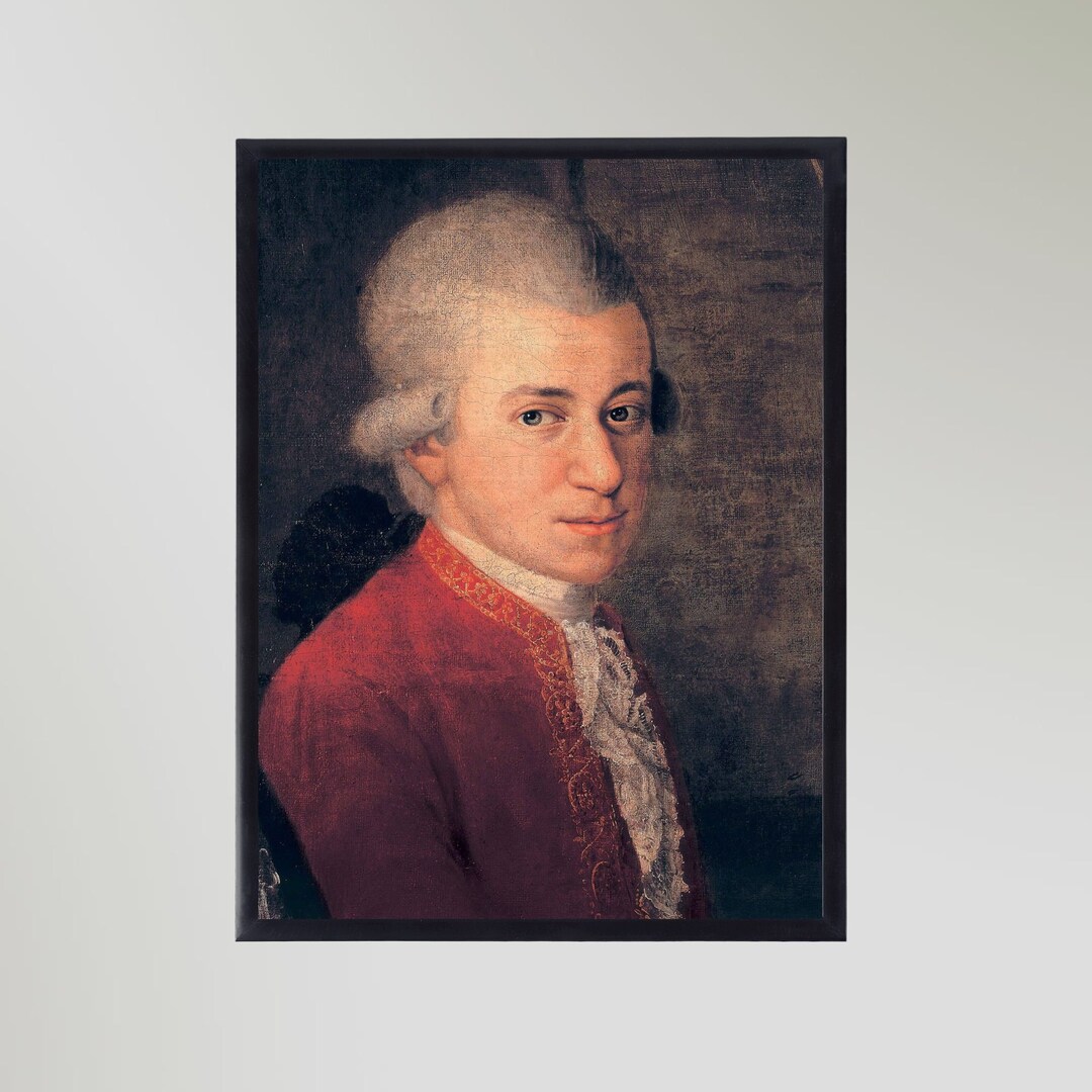 Wolfgang Amadeus Mozart Print Poster Picture Gift in Various Sizes ...