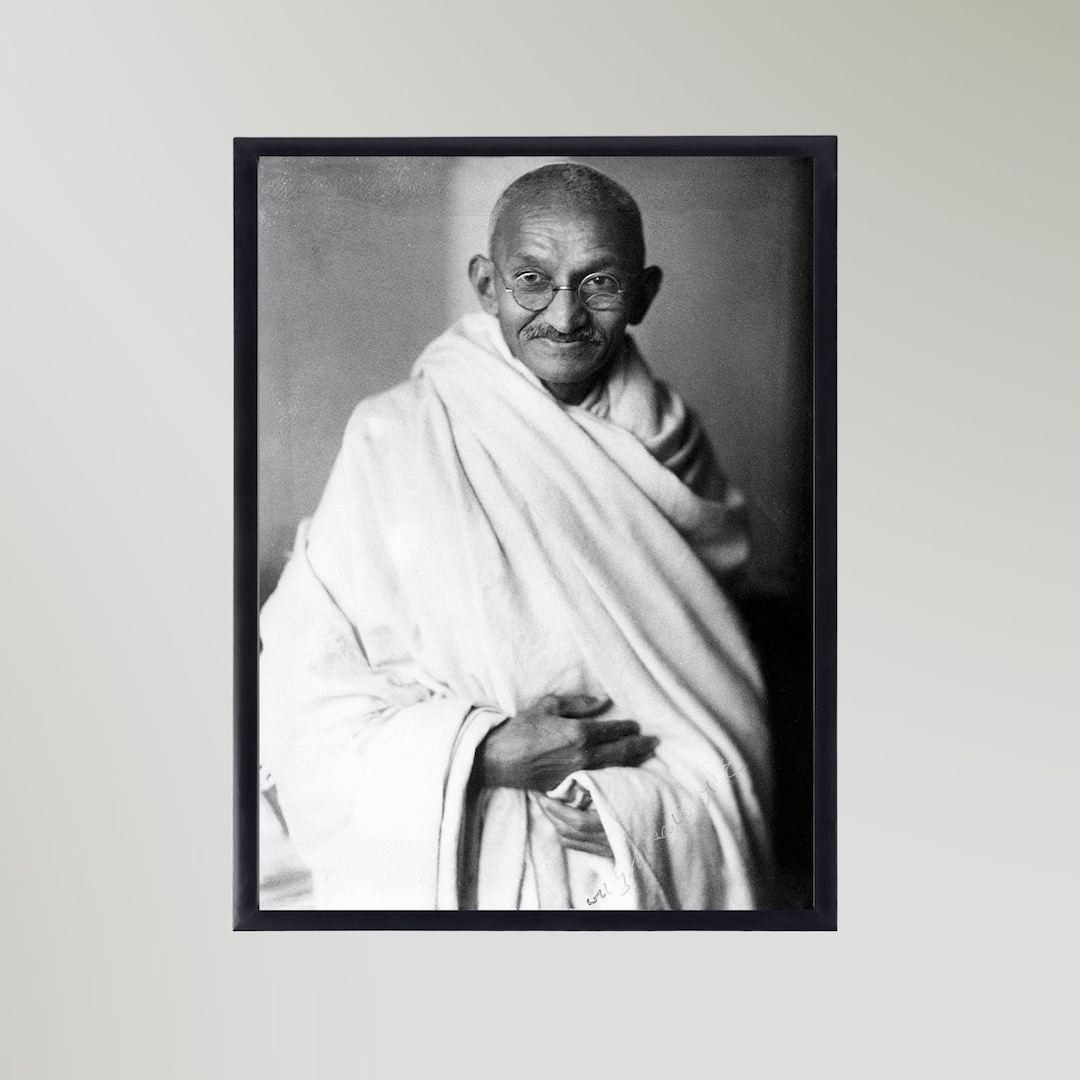 Mahatma Gandhi Print Poster Picture Gift in Various Sizes Unframed - Etsy