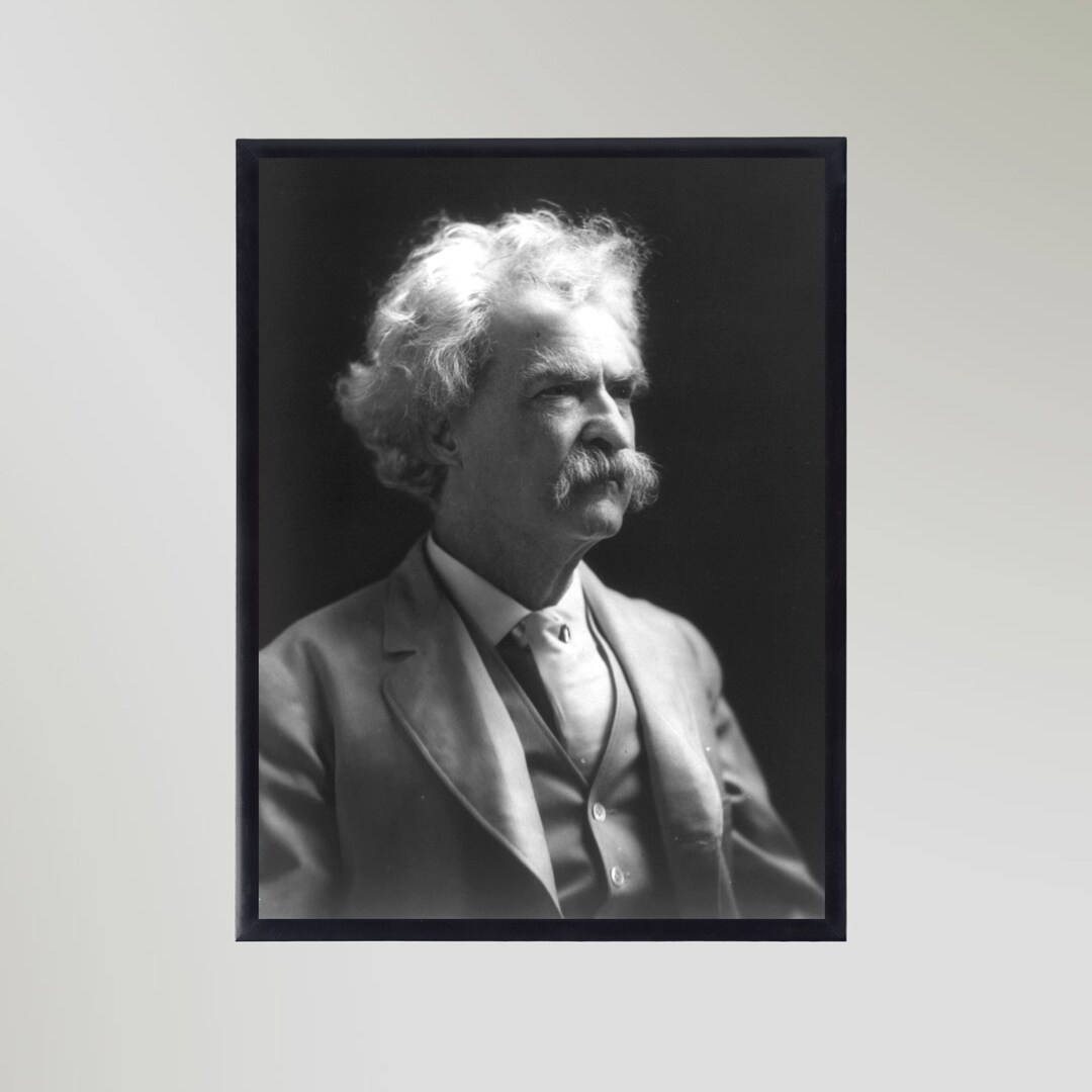 Mark Twain (1907) Print Poster Vintage Picture Gift in Various Sizes ...