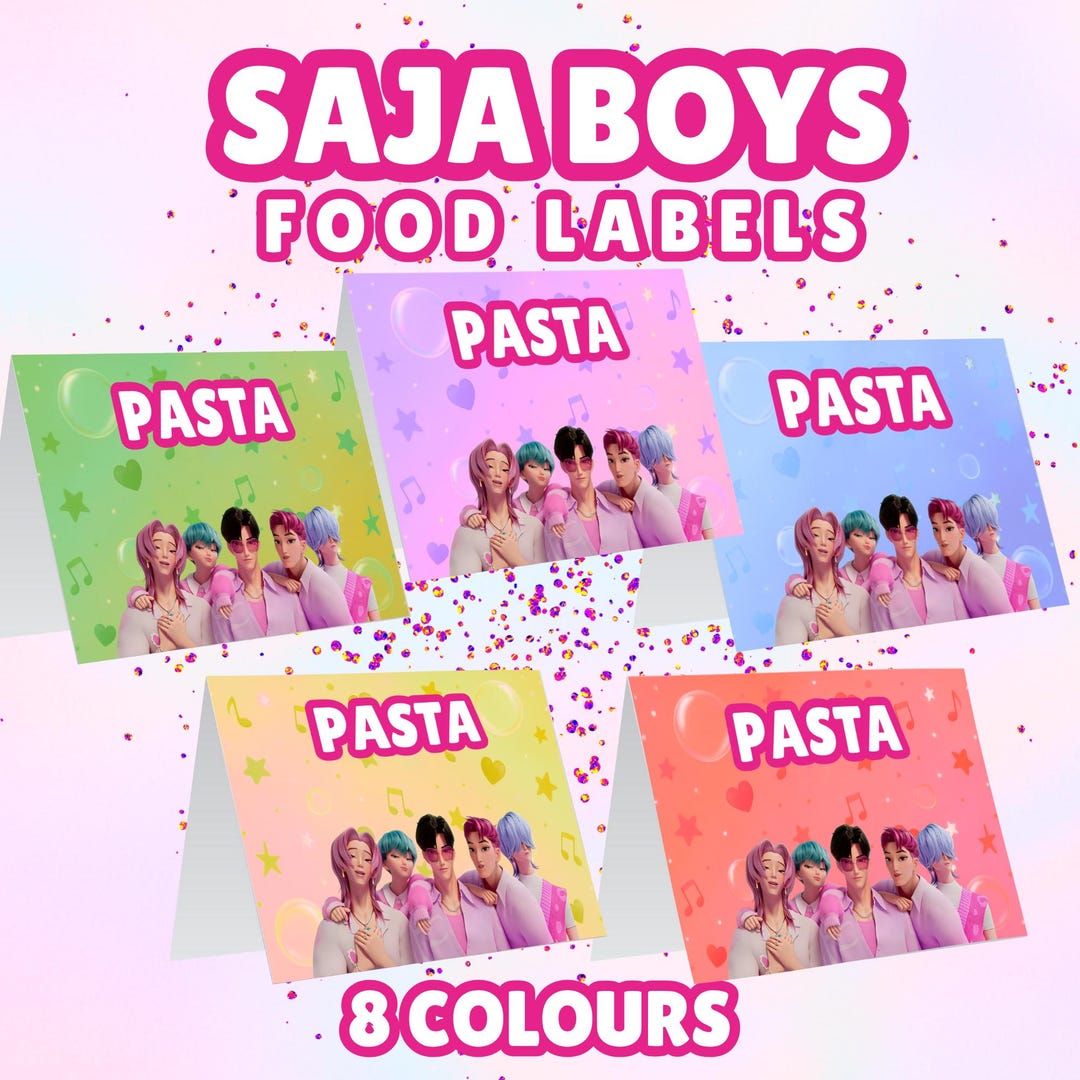 Saja Boys Food Labels | Kpop Demon Hunters Food Labels| Saja Boys Theme ...
