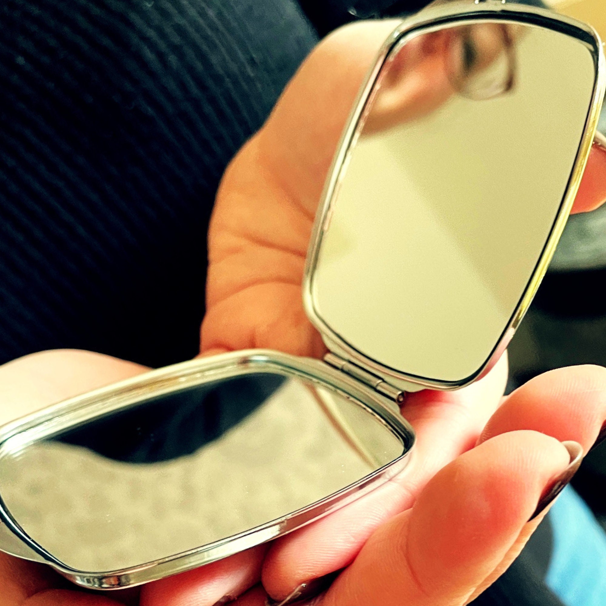 Personalised Compact Mirror, Art Deco Compact Mirror, Vintage Art ...