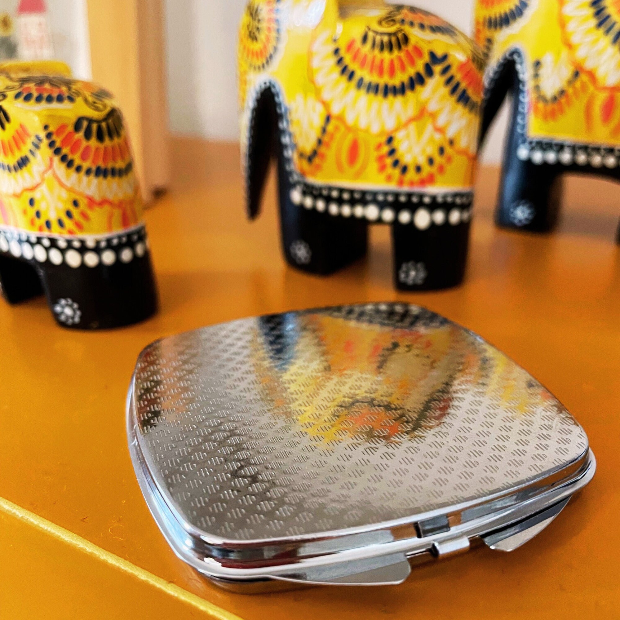 Personalised Compact Mirror, Art Deco Compact Mirror, Vintage Art ...