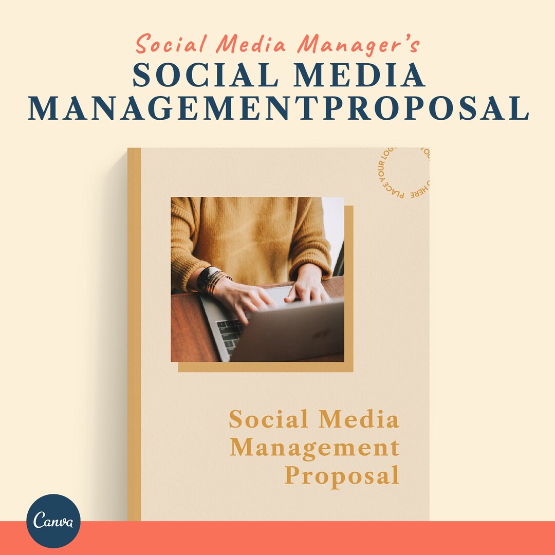 Social Media Manager Proposal Templatecanva Templatesocial Media ...