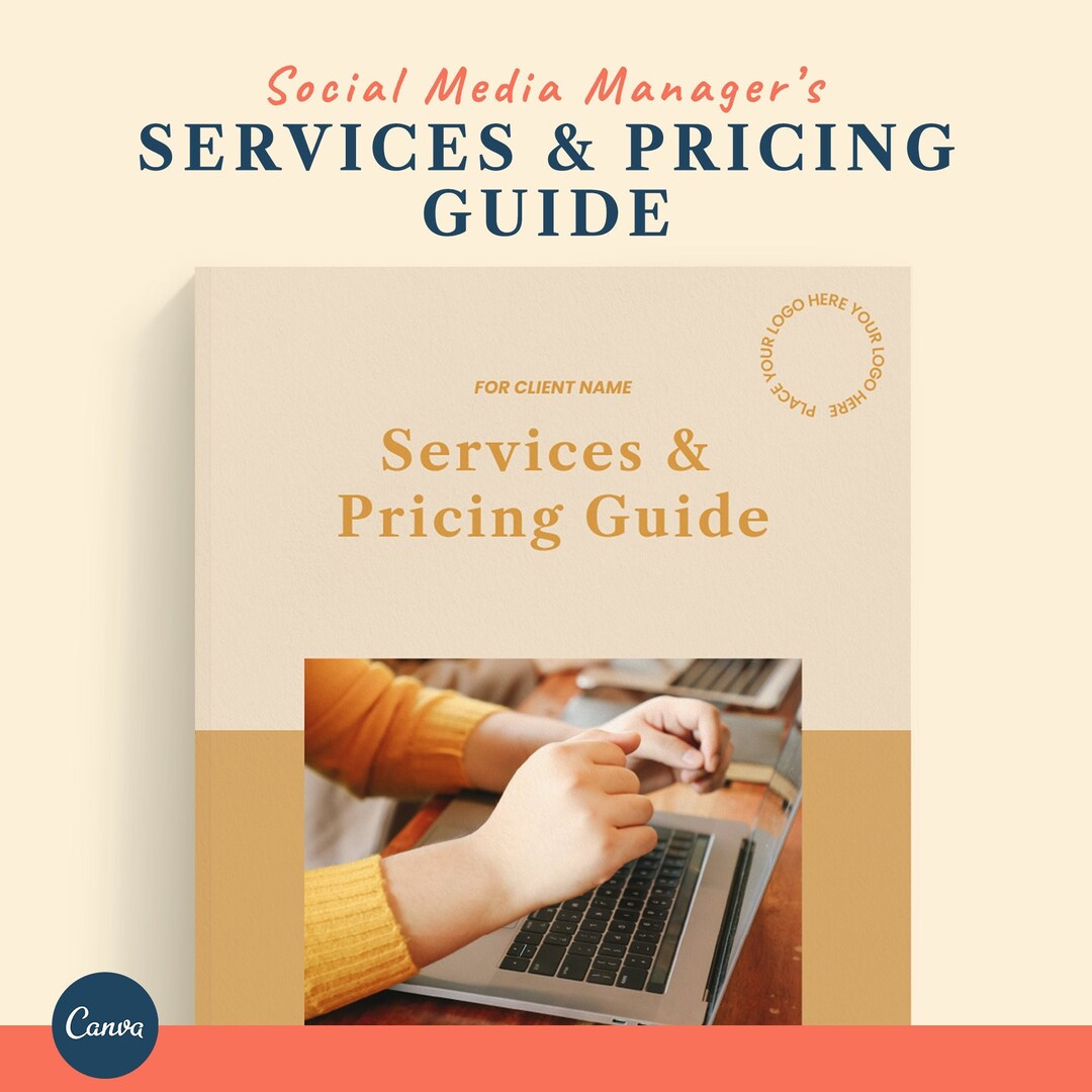 Services & Pricing Guide Template|social Media Managers|services and ...