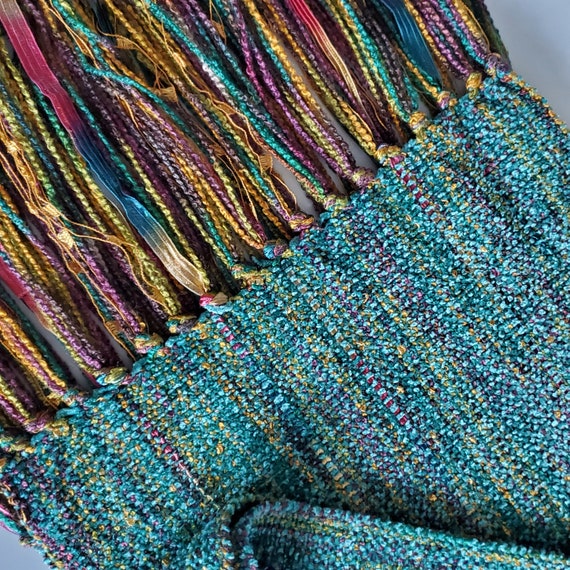 Handwoven Jasper Rayon Chenille Scarf - Etsy