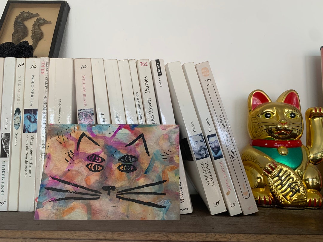 4-eyed Cat Engraving - Etsy