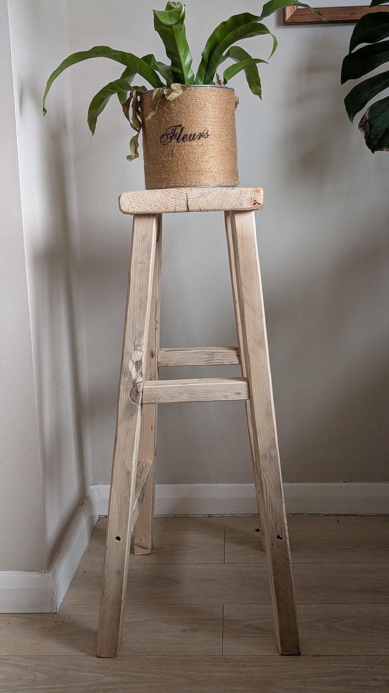 Wooden Stool - Etsy
