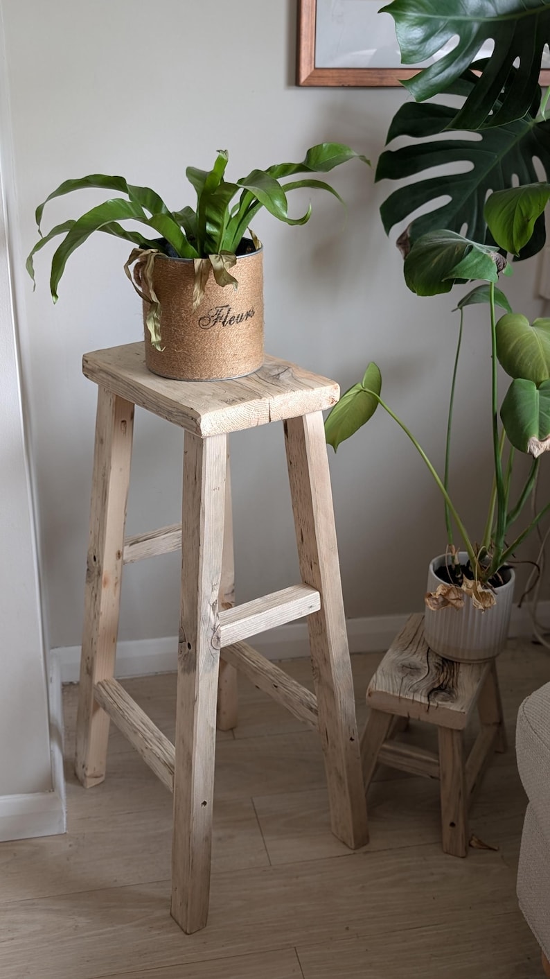 Wooden Stool - Etsy