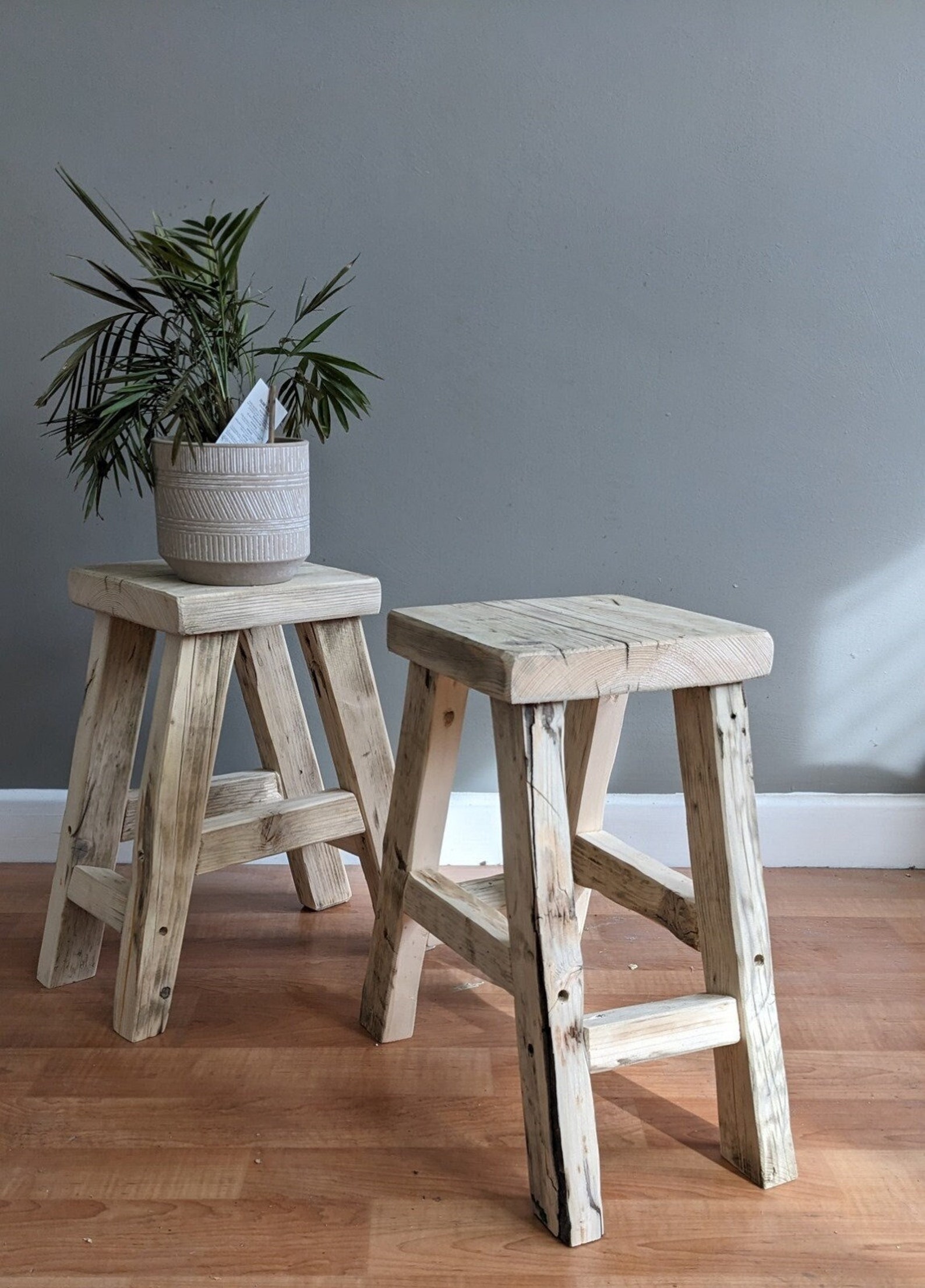 Wooden Stool - Etsy