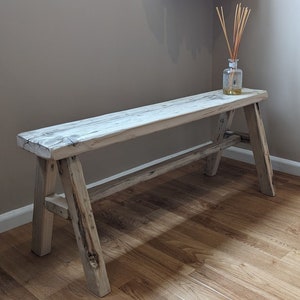 Rustic Narrow Bench - Etsy
