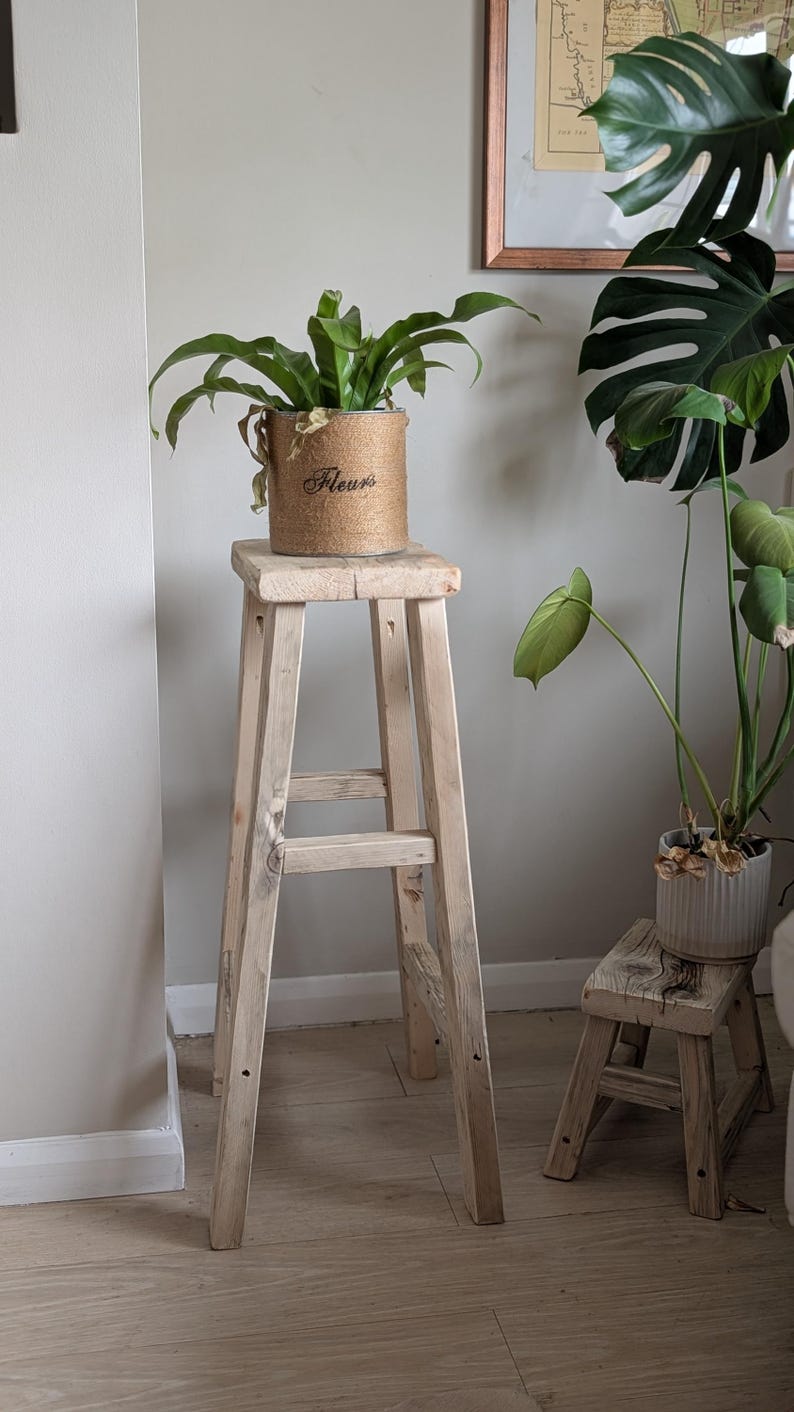 Wooden Stool - Etsy
