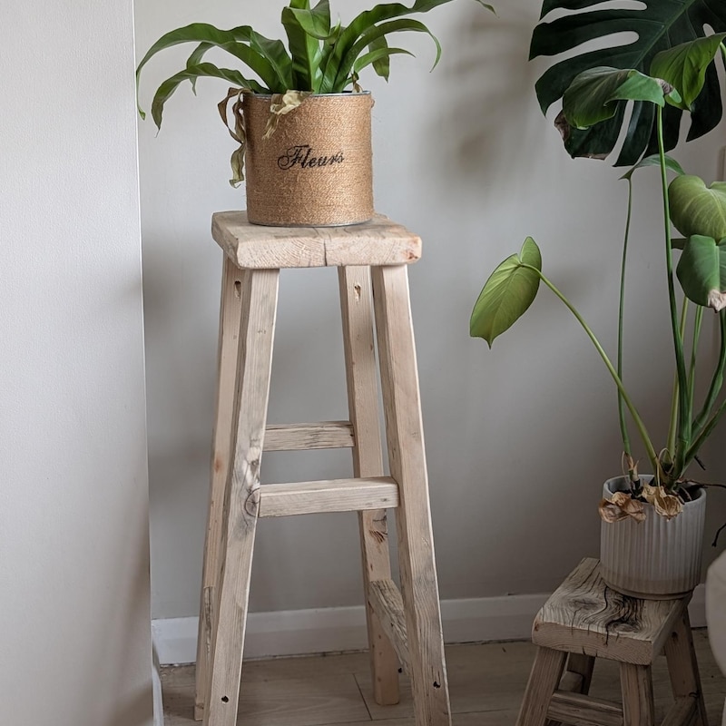 Vintage Tall Bar Stools - Etsy UK