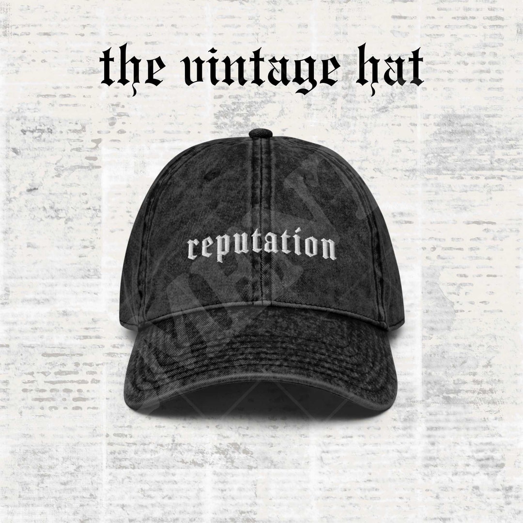 Reputation Embroidered Vintage Hat Made to Order - Etsy