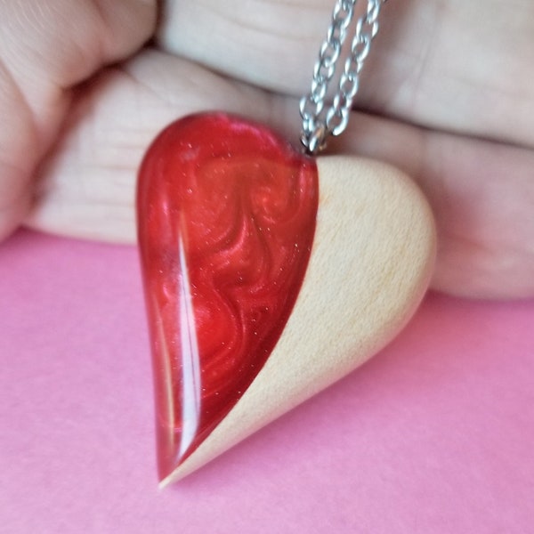 Resin Heart - Etsy