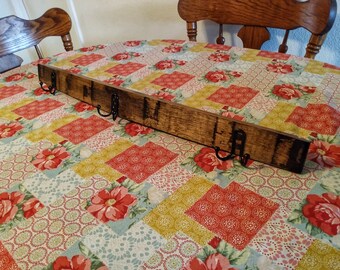 Wine Barrel Stave Hat/coat/coffee Cup Rack - Etsy