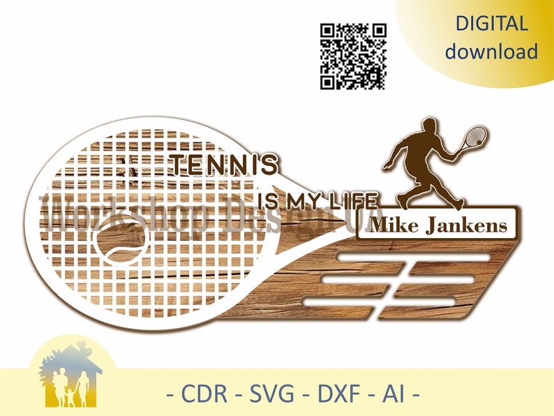 Personalized Wooden Holder, Medal Holder Decor Digital Dxf Ai Cdr Svg ...