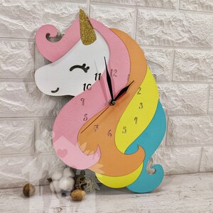 Wooden Clock Kids Wall Wooden Clock Kids Clock Childrens - Etsy