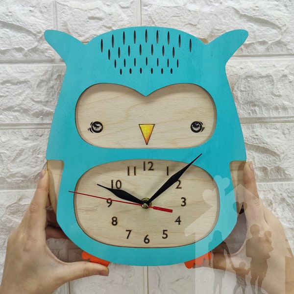 Owl Clock - Etsy