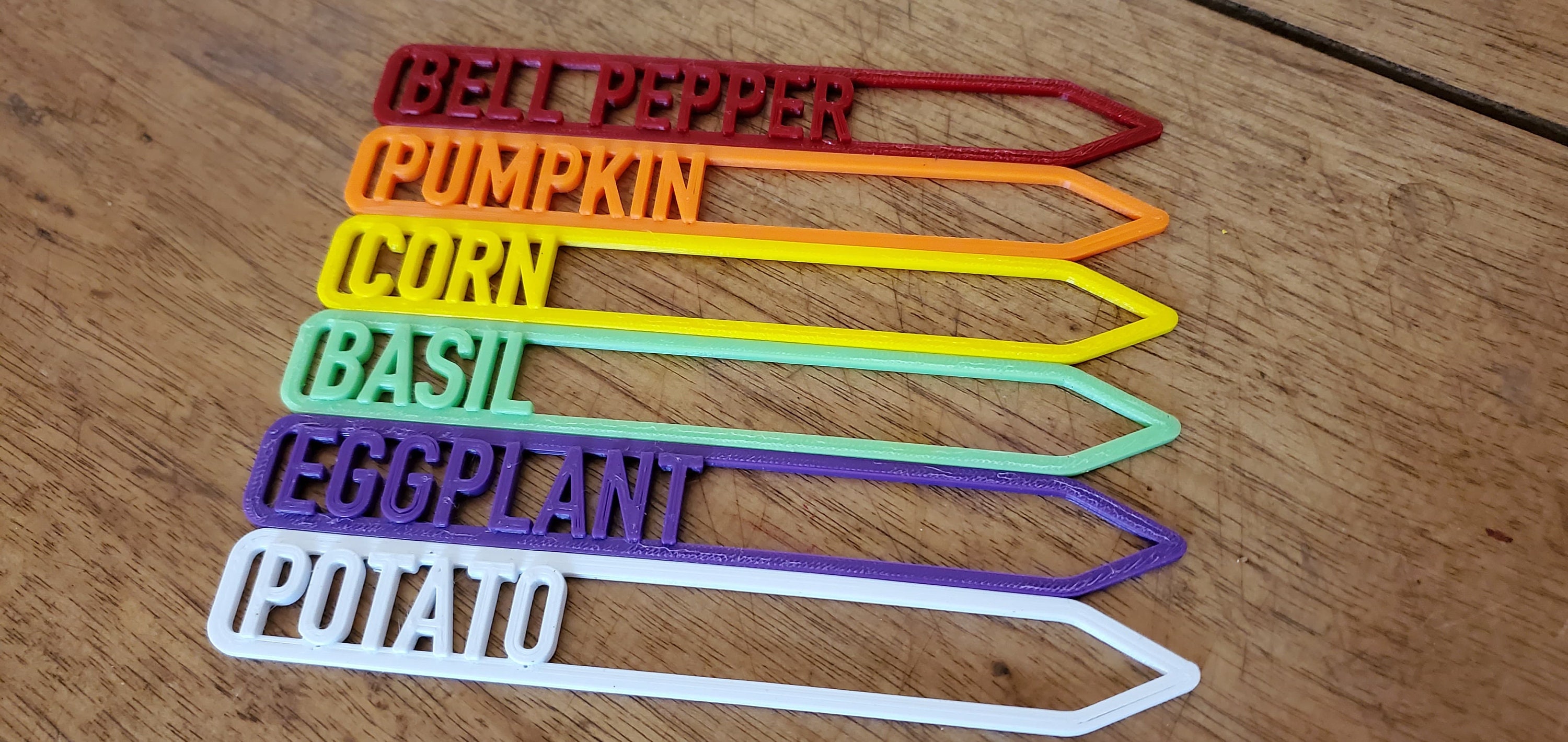 Garden Markers Garden Stakes Plant Labels Vegetable | Etsy