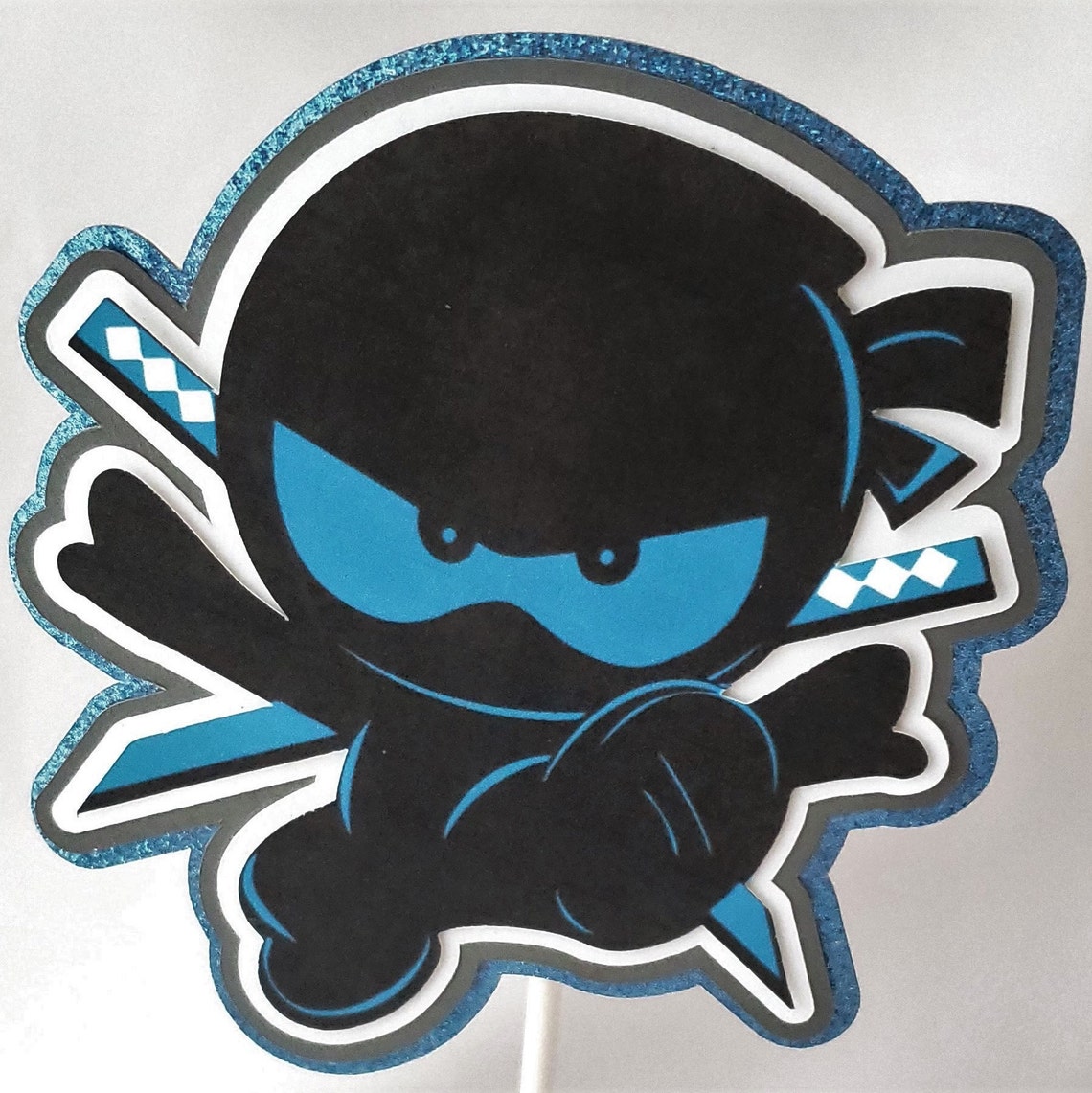 Ninja Birthday Cake Topper - Etsy