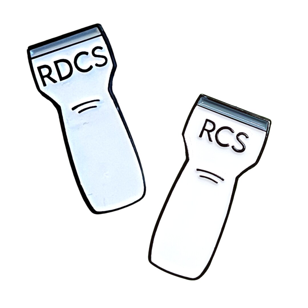 RDCS RCS Cardiac Tech Sonographer Ultrasound Probe ARDMS Enamel Pin - Etsy