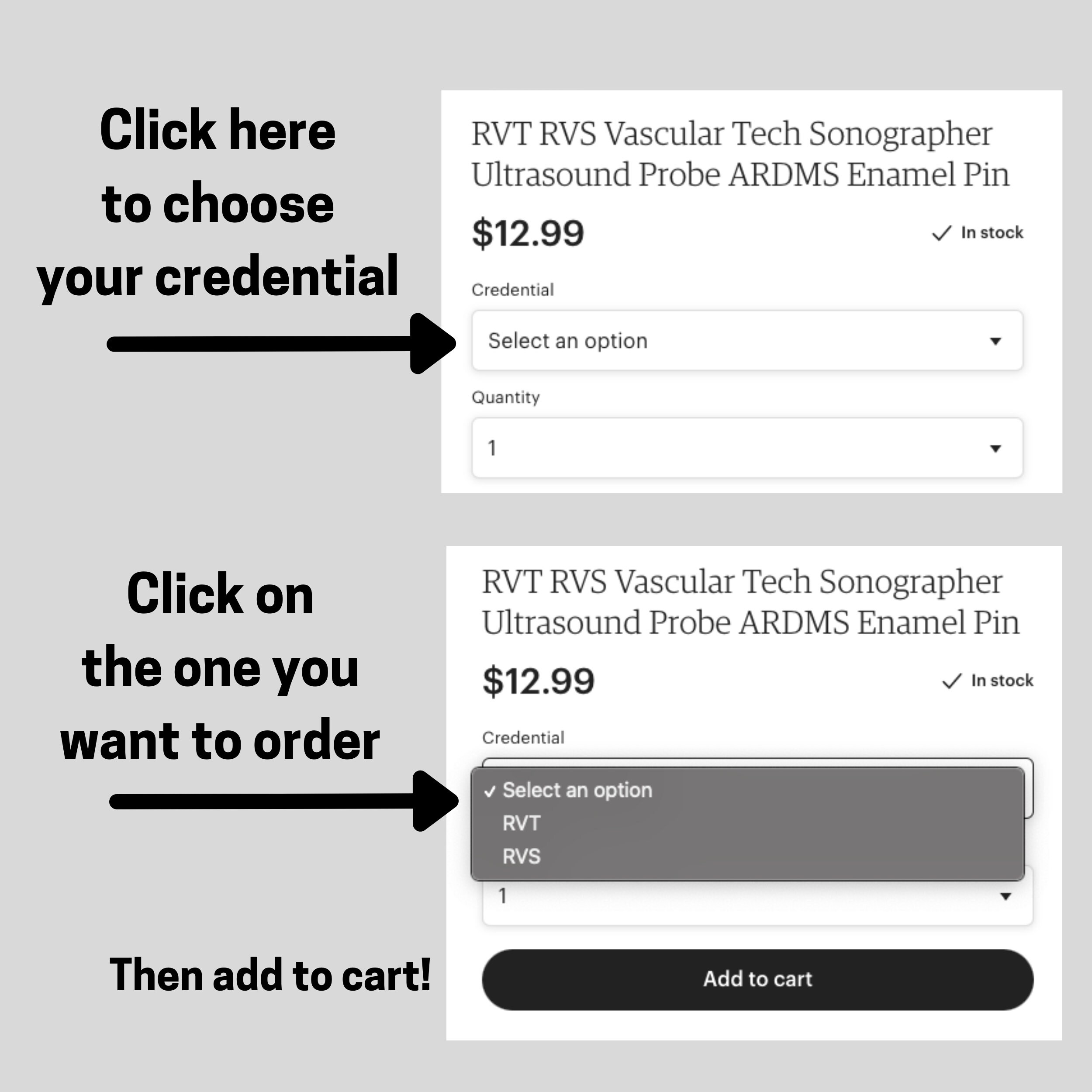 RVT RVS Vascular Tech Sonographer Ultrasound Probe ARDMS - Etsy