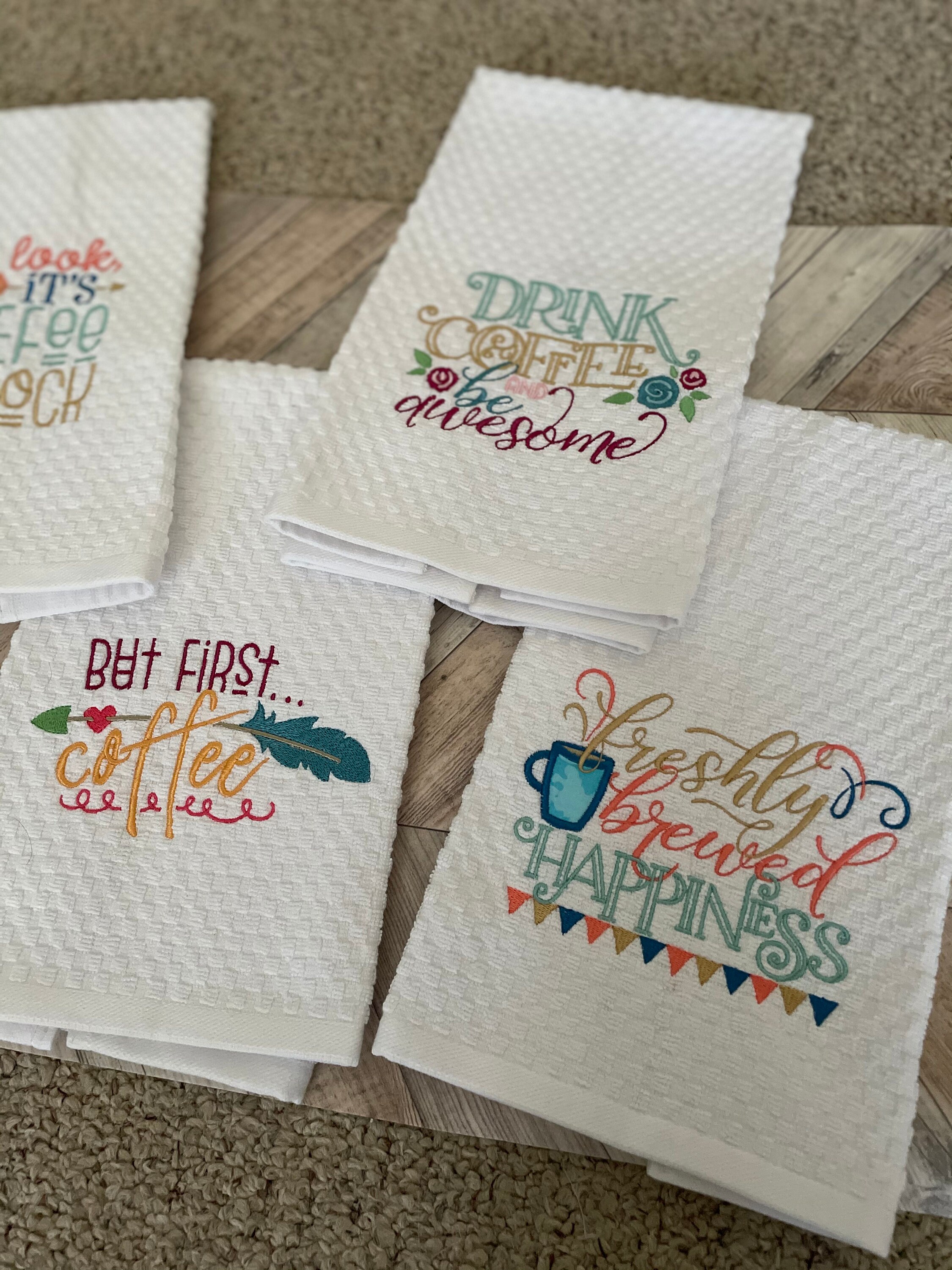 Clever Coffee Kitchen Towels - Etsy Italia