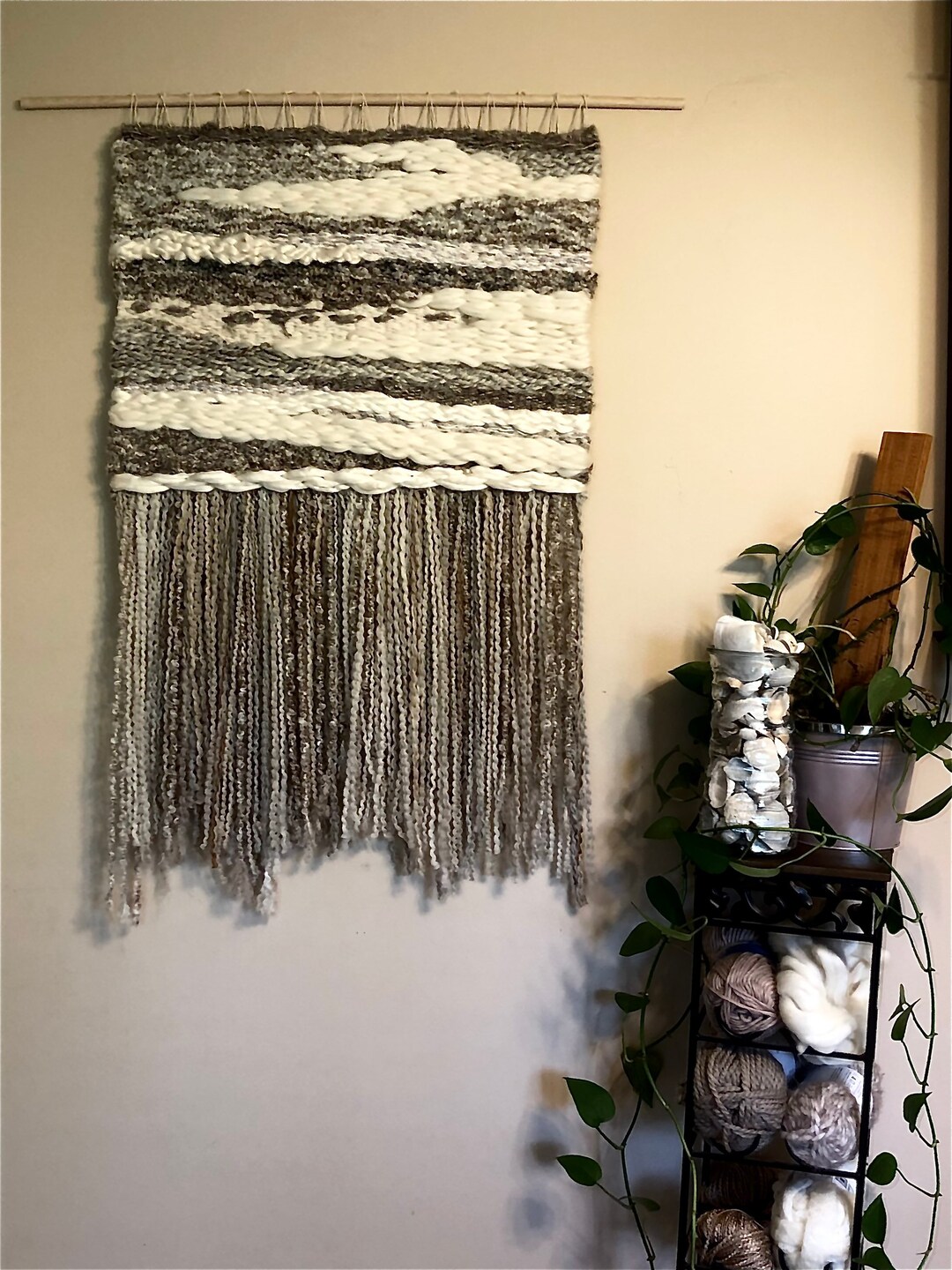 Woven Wall Art, Wall Decor, Weaving, Handwoven Fiber Art, Wall Textile ...