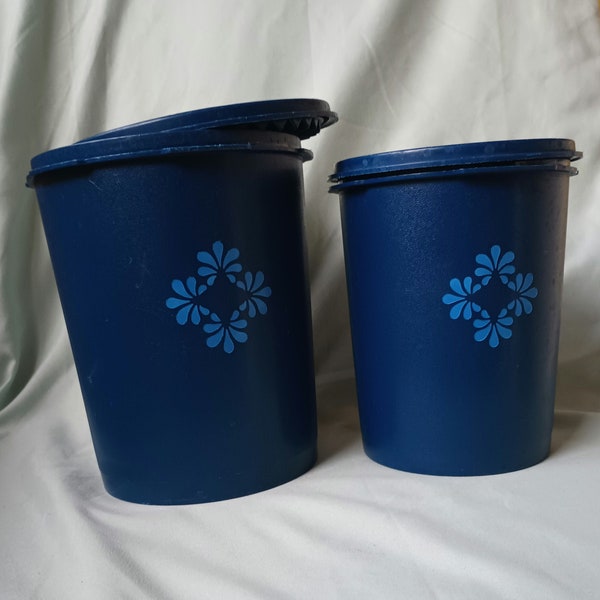 Blue Canisters - Etsy