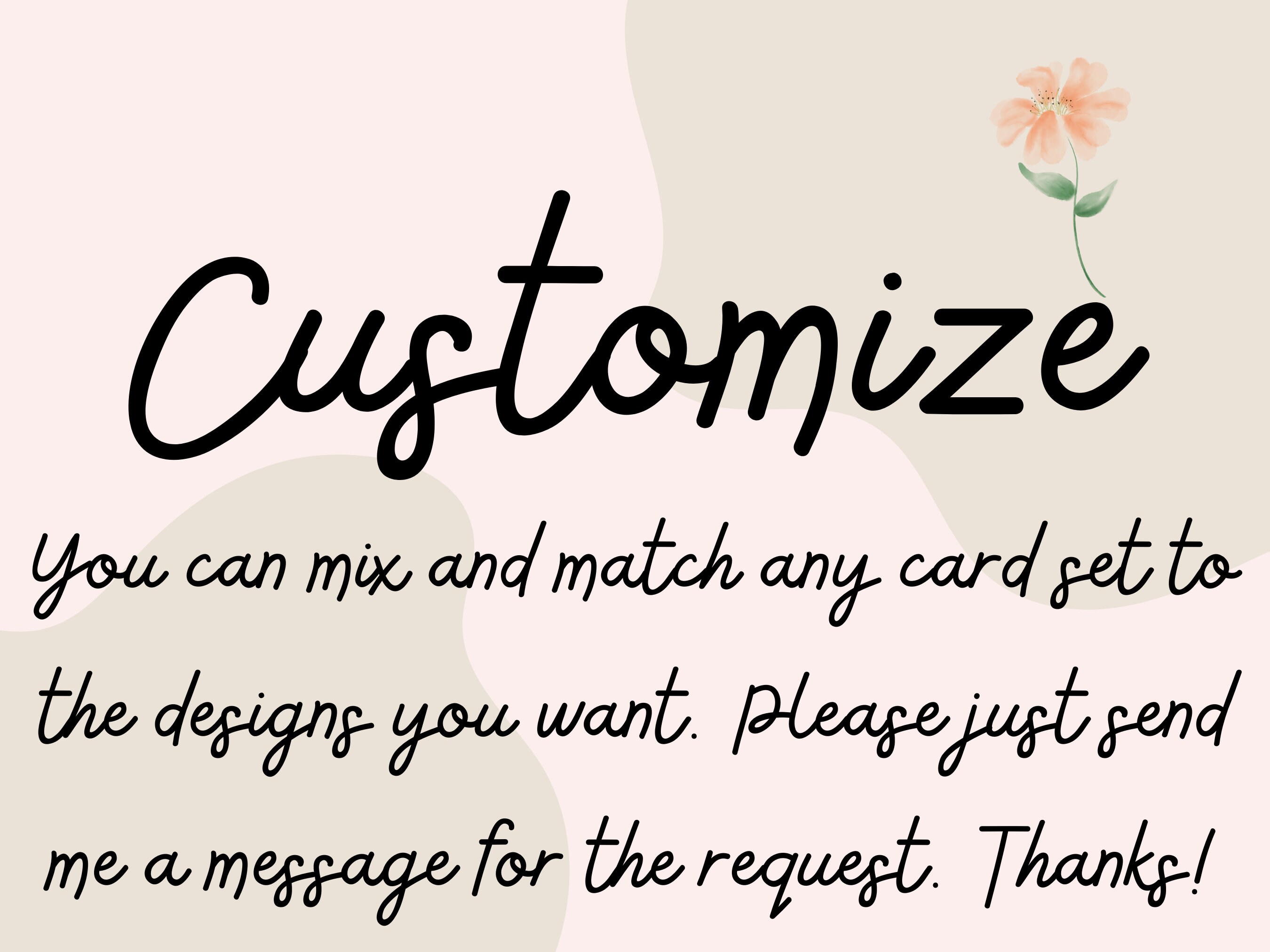 Watercolor Flowers Greeting Cards Floral Notecards Blank Stationery ...