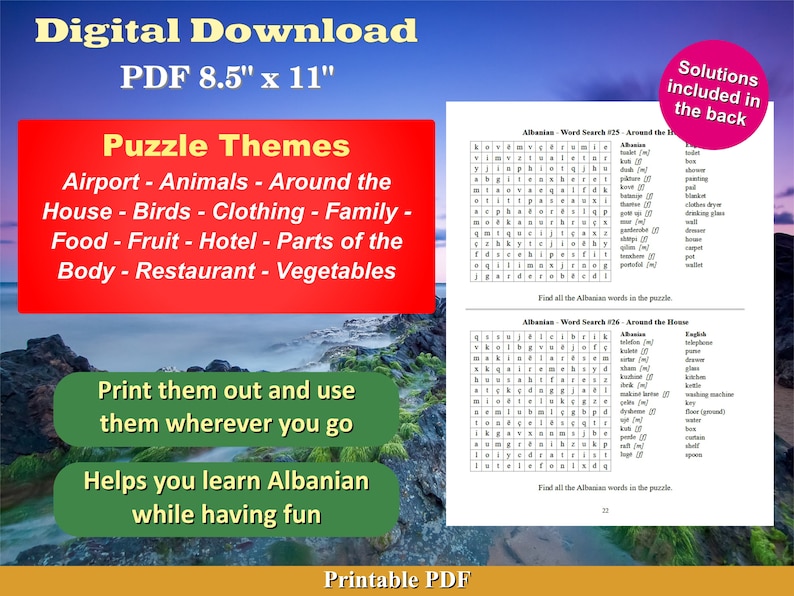 Language Pride Basic Vocabulary Activities Ebook - Albanian - Volume 1 ...