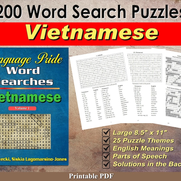 Vietnamese Puzzles - Etsy