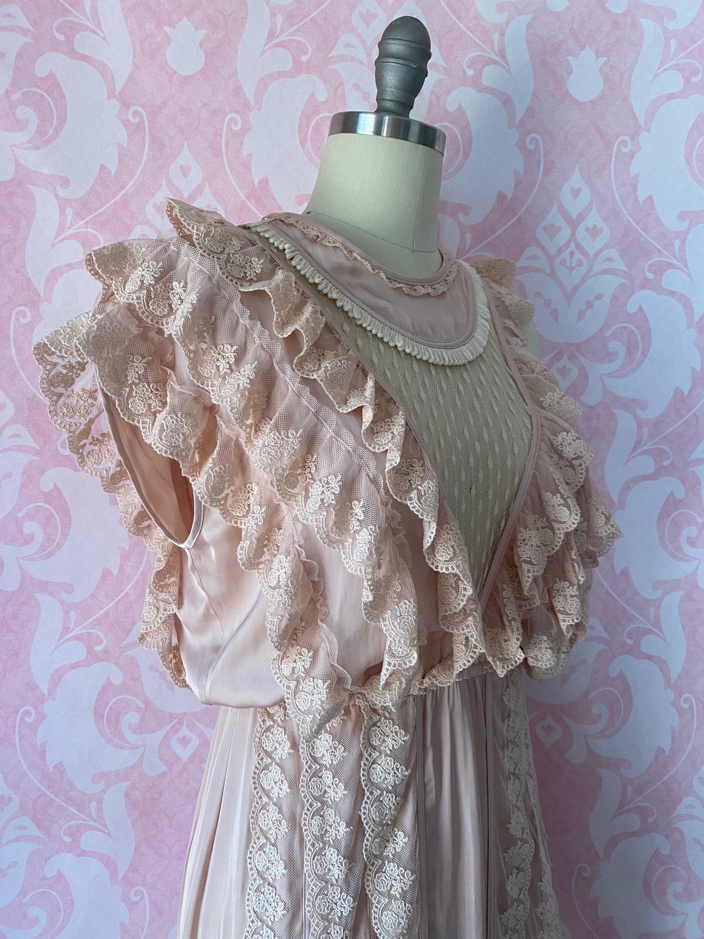 Boho Ruffle 2 Way Silk Dress - Etsy