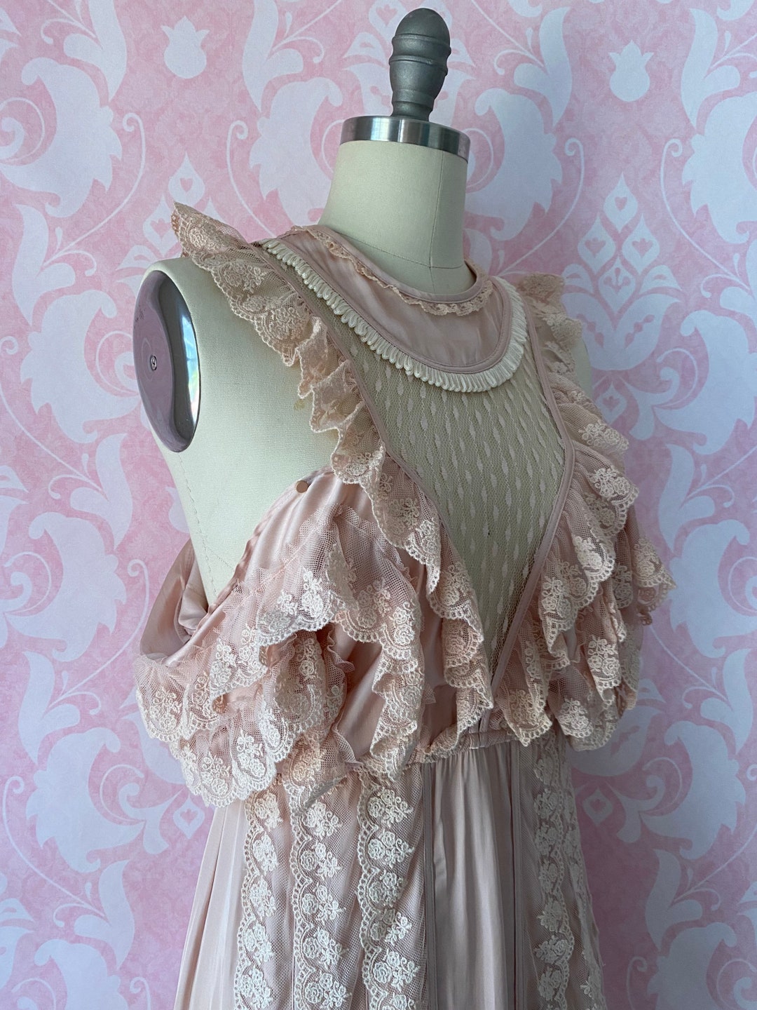 Boho Ruffle 2 Way Silk Dress - Etsy