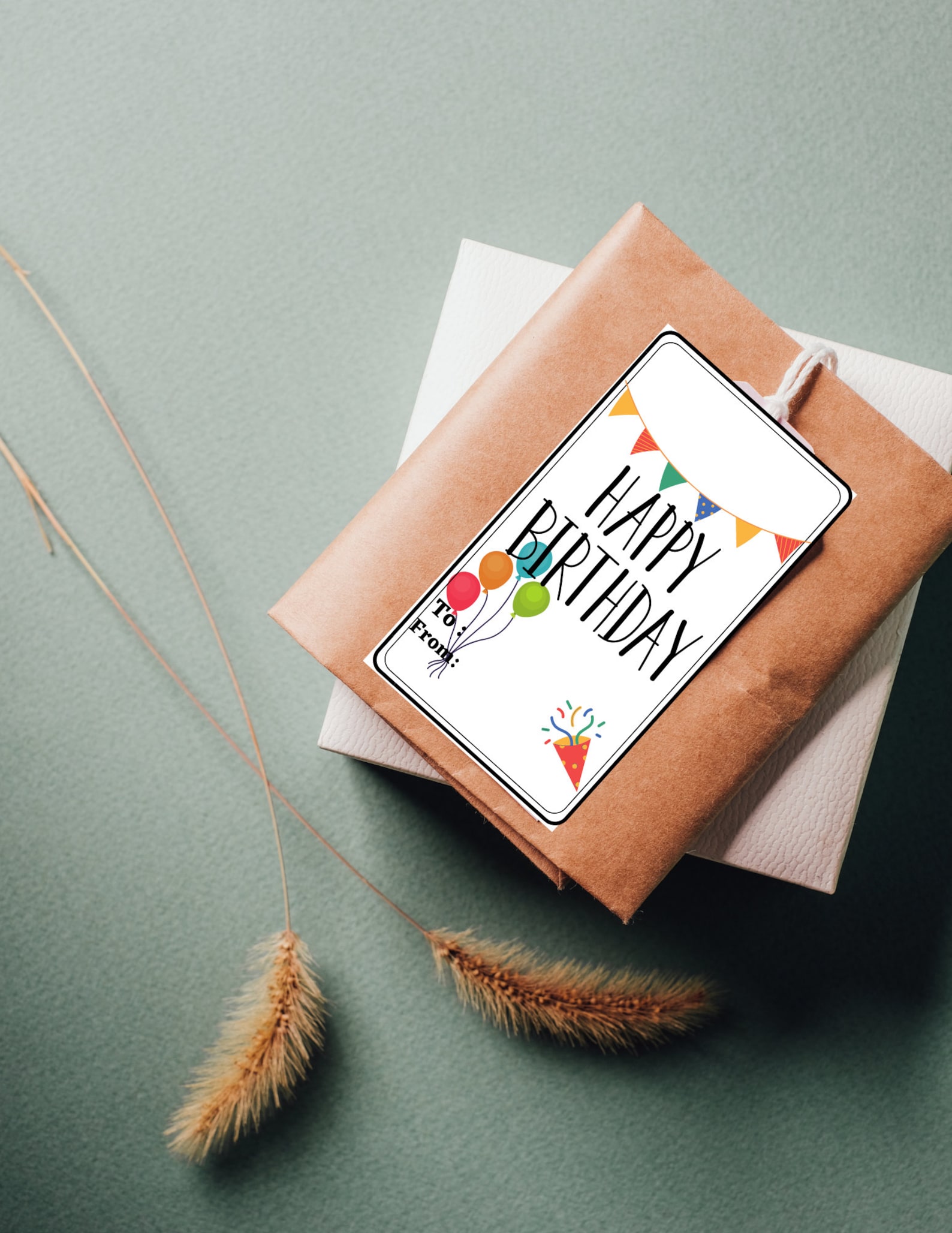 Happy Birthday Gift Tags Printable, Birthday Gift Tags Printable, Gift ...