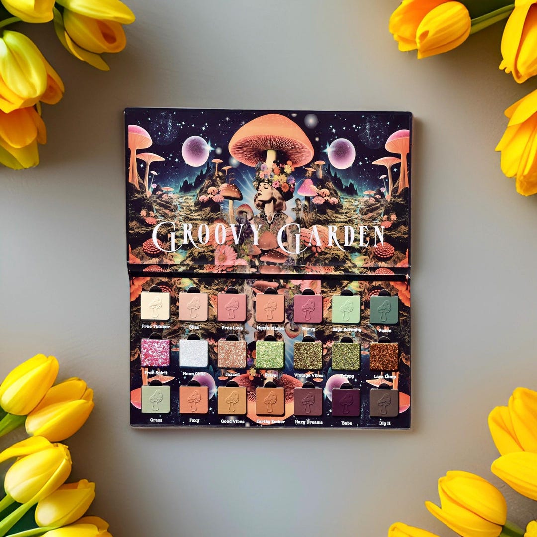 Groovy Garden Eyeshadow Palette - Etsy